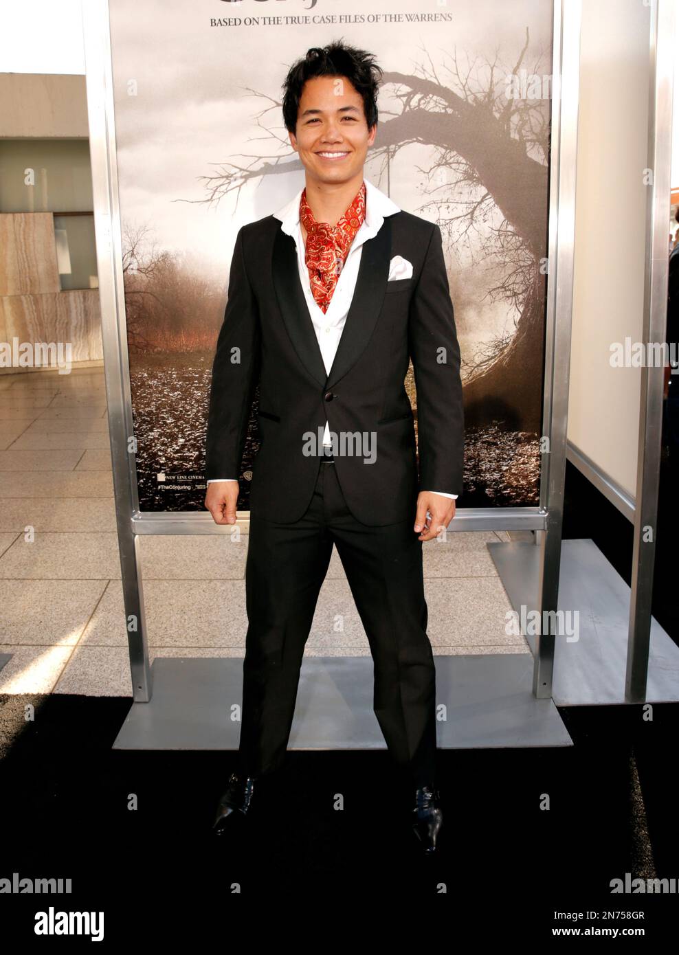 Shannon Kook arrives at the LA premiere of "The Conjuring" at the ...
