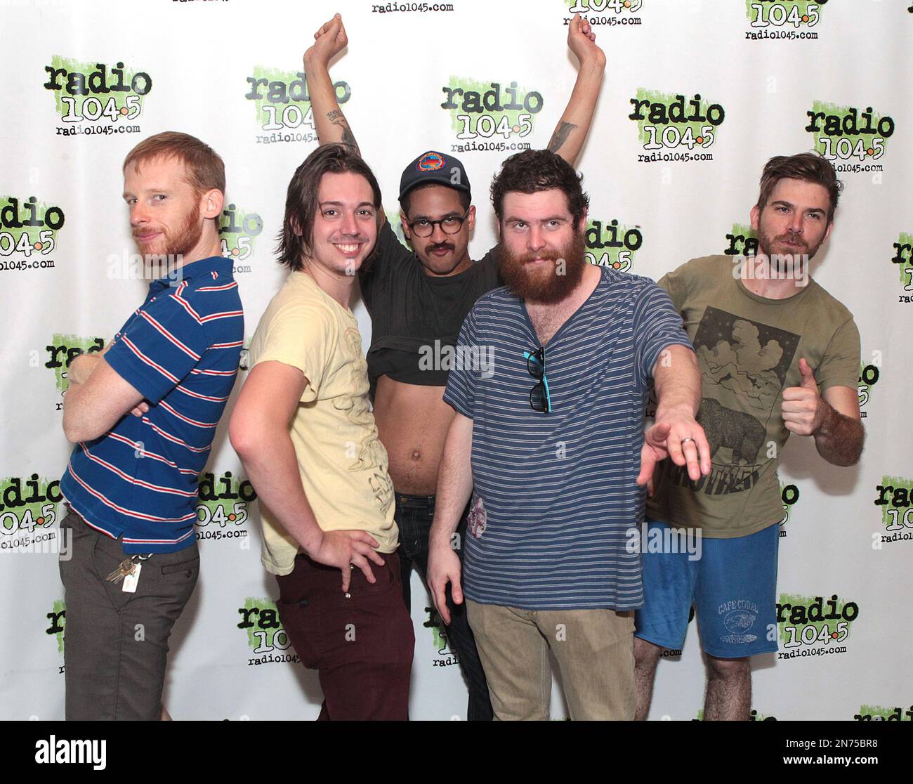 Indie rock band Bad Books perform during the Radio 104.5 Summer Block ...