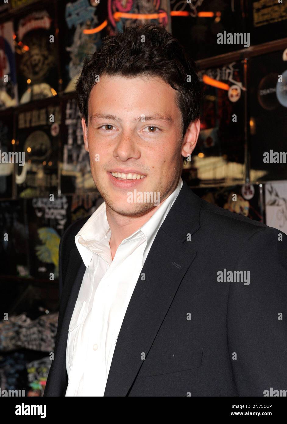 LOS ANGELES, CA - AUGUST 28: Cory Monteith attends "The Gleek Tour ...