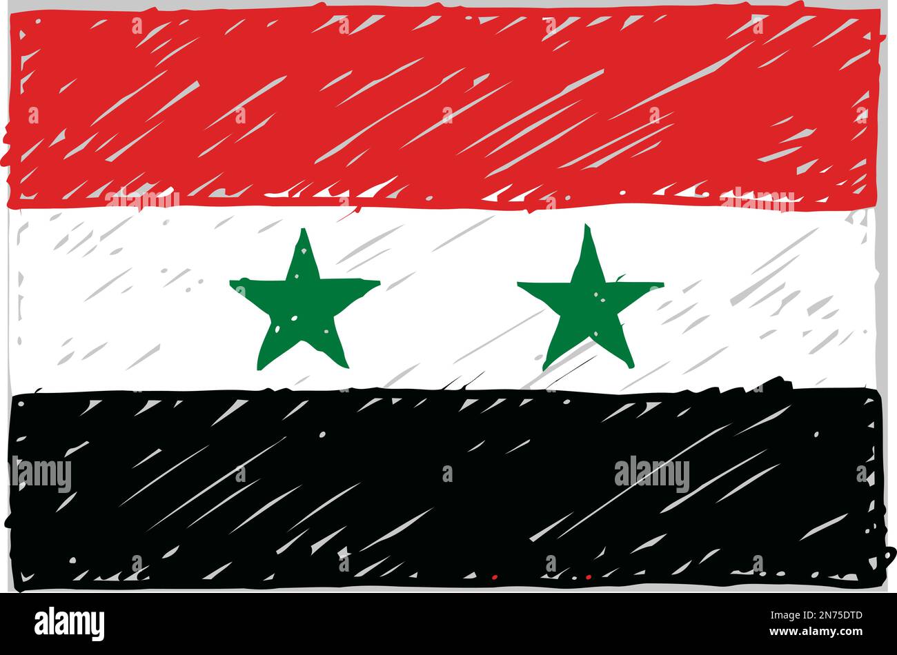 Flag Color Pencil Sketch Illustration Vector Stock Vector Image & Art ...