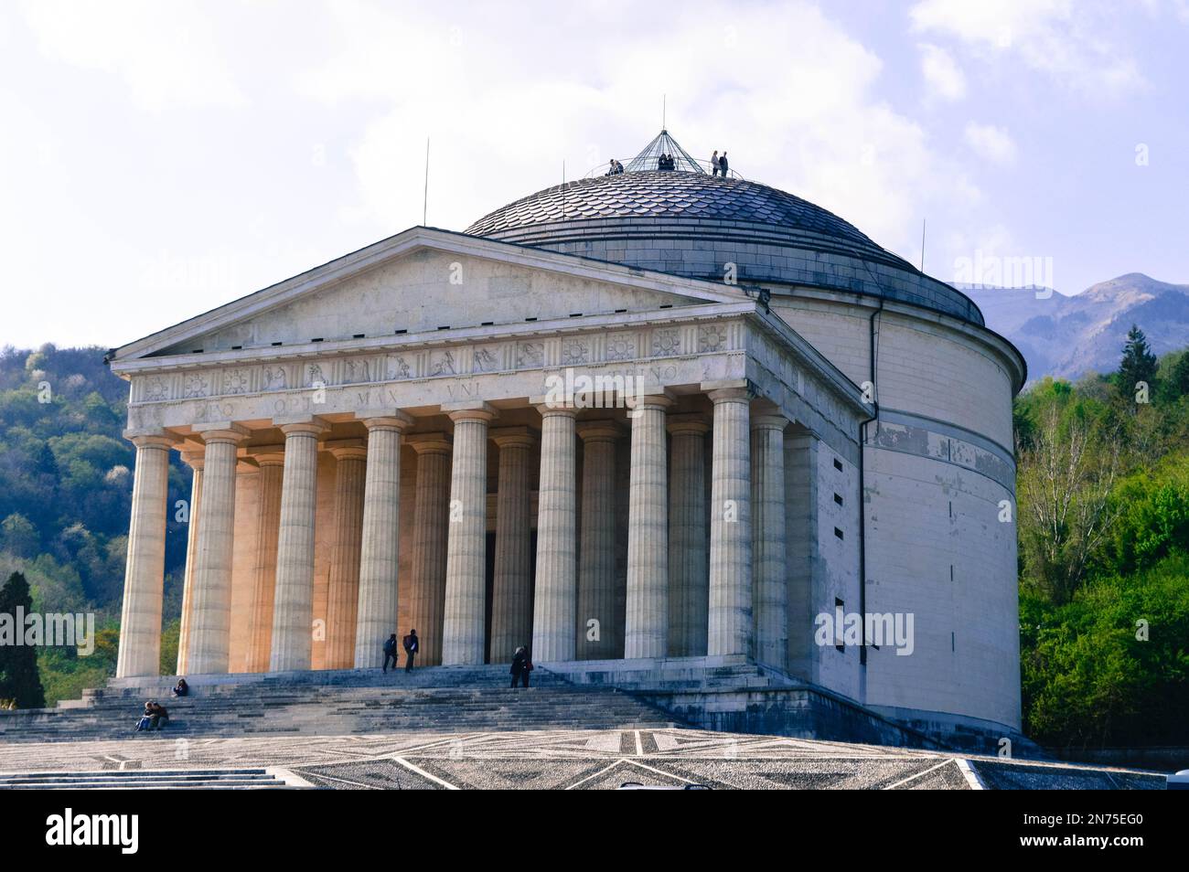 The Tempio Canoviano or Temple of Canova the designs of Antonio Canova ...