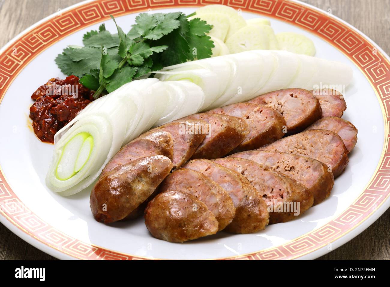 xiang chang, homemade Taiwanese sweet pork sausage Stock Photo - Alamy