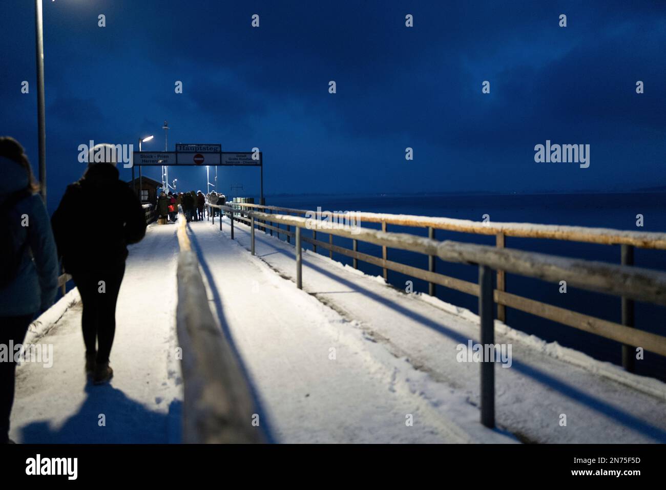 Fraueninsel, Chiemsee, Bavaria, winter, advent, place of pilgrimage ...