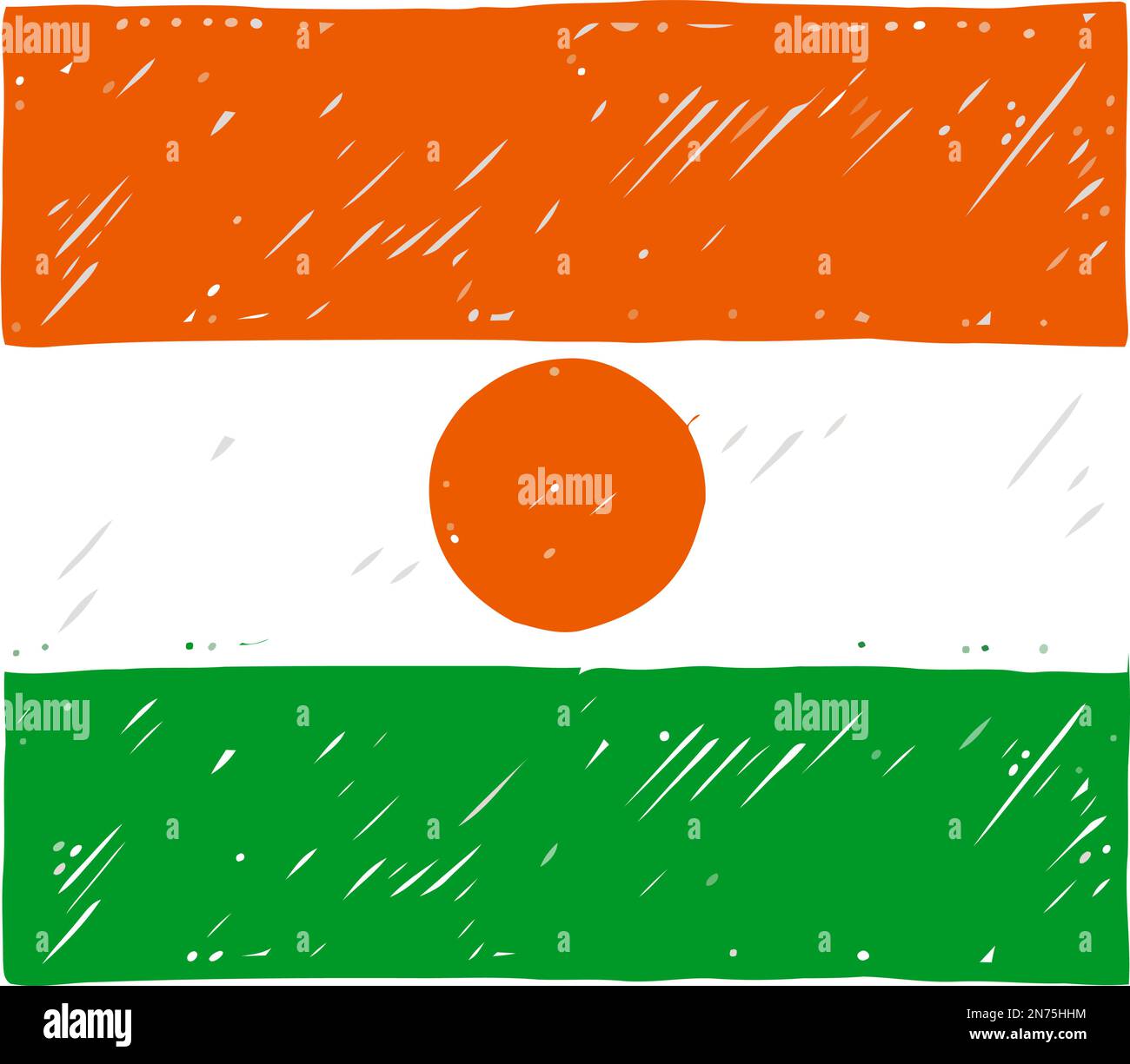 Flag Color Pencil Sketch Illustration Vector Stock Vector Image & Art ...