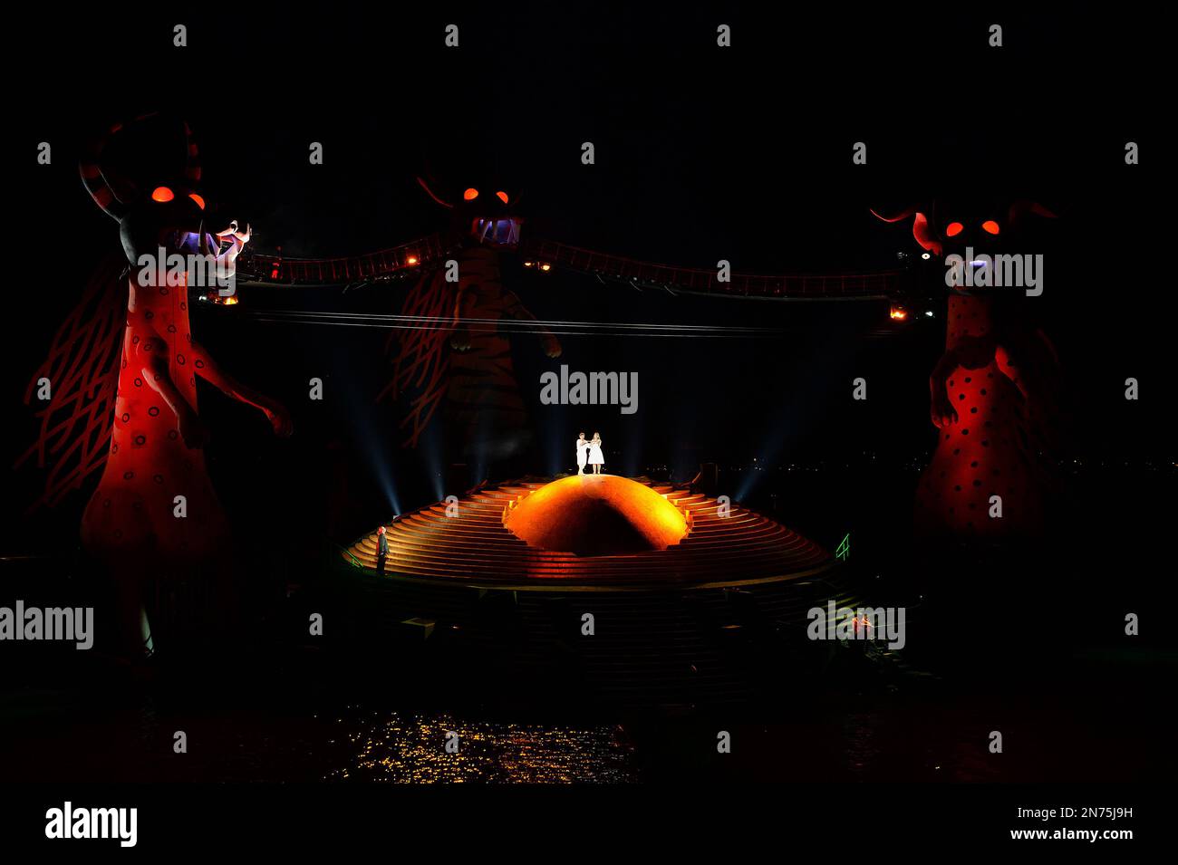 In this picture taken Friday night July 12, 2013, Gisela Stille, right ...