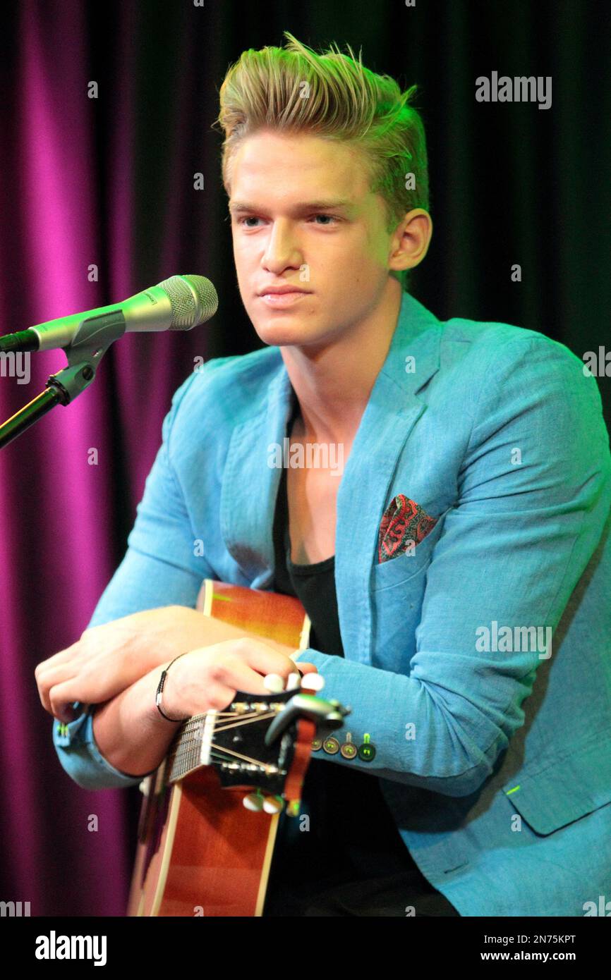 Australian pop singer Cody Simpson visits radio station Q102 ...