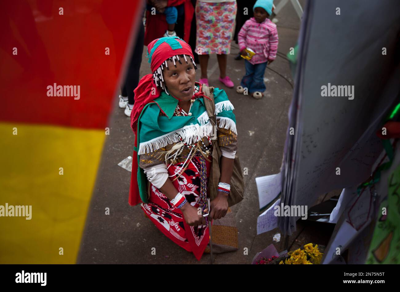 Traditional healer Dimakatso Matjele, who says she received ...