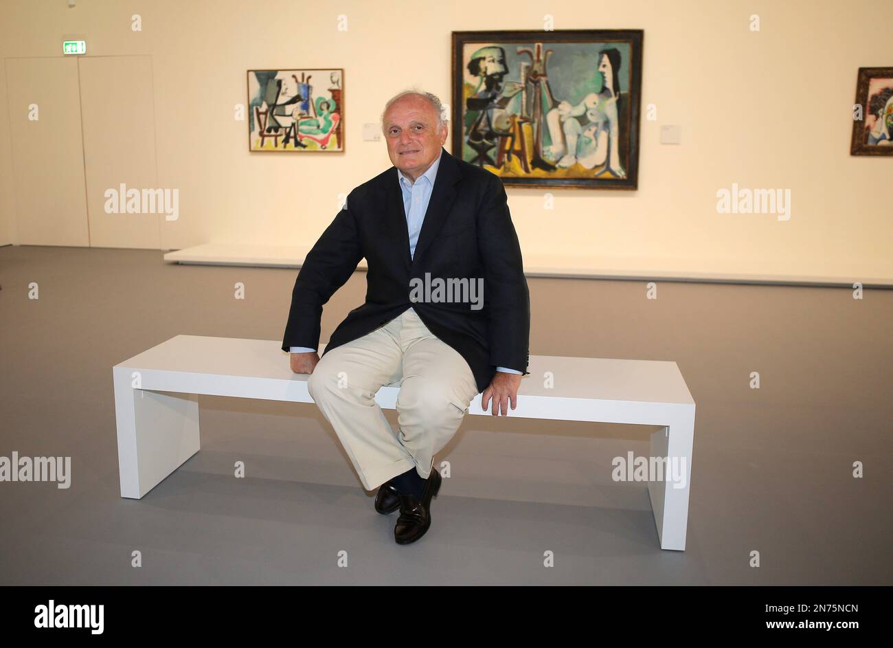 Fine art dealer and billionaire David Nahmad of Lebanon poses for ...