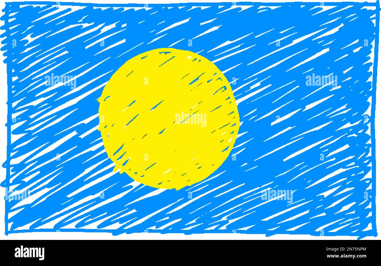 Flag Color Pencil Sketch Illustration Vector Stock Vector Image & Art ...