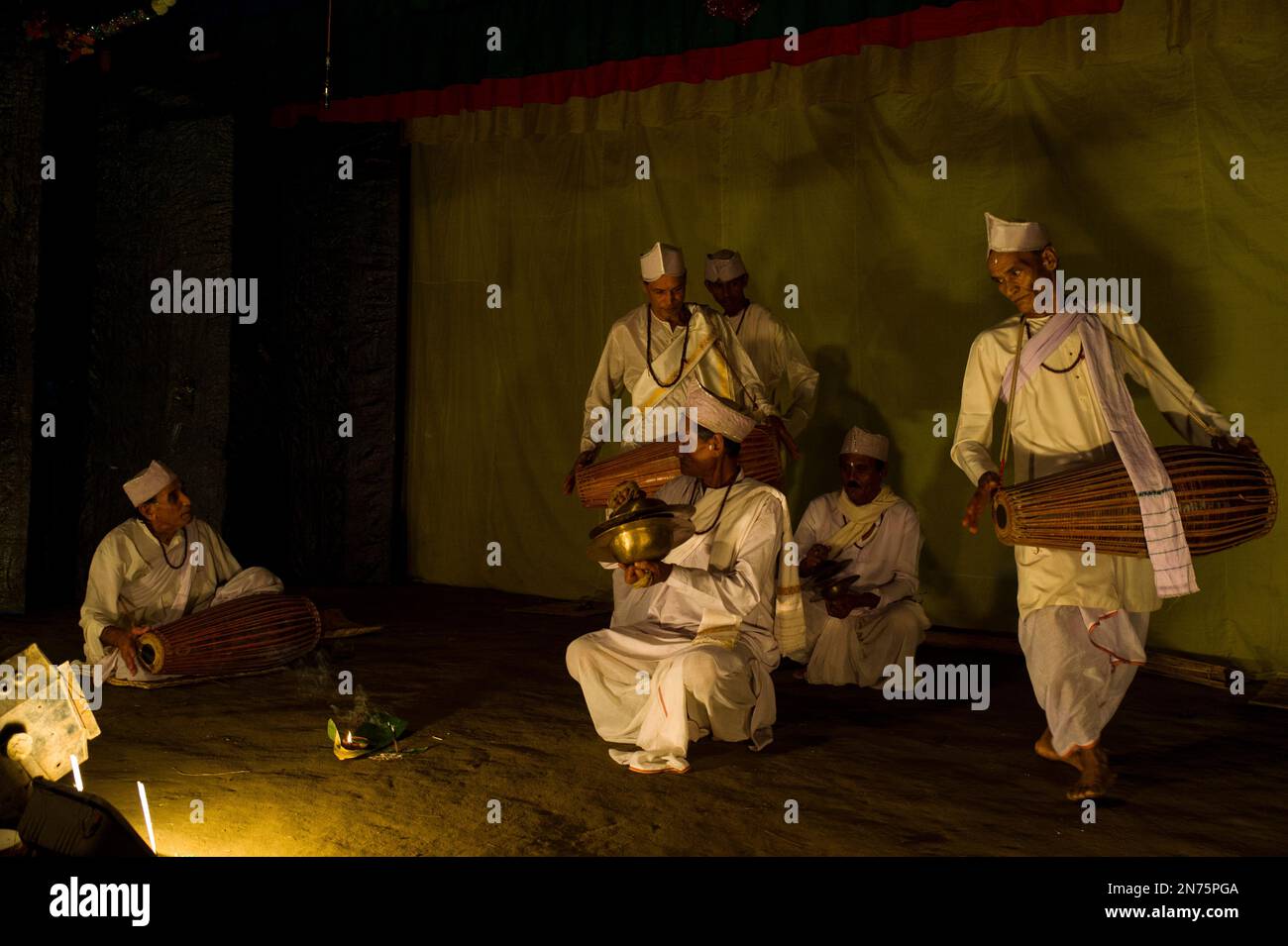 Satra Dance at Majuli Stock Photo - Alamy