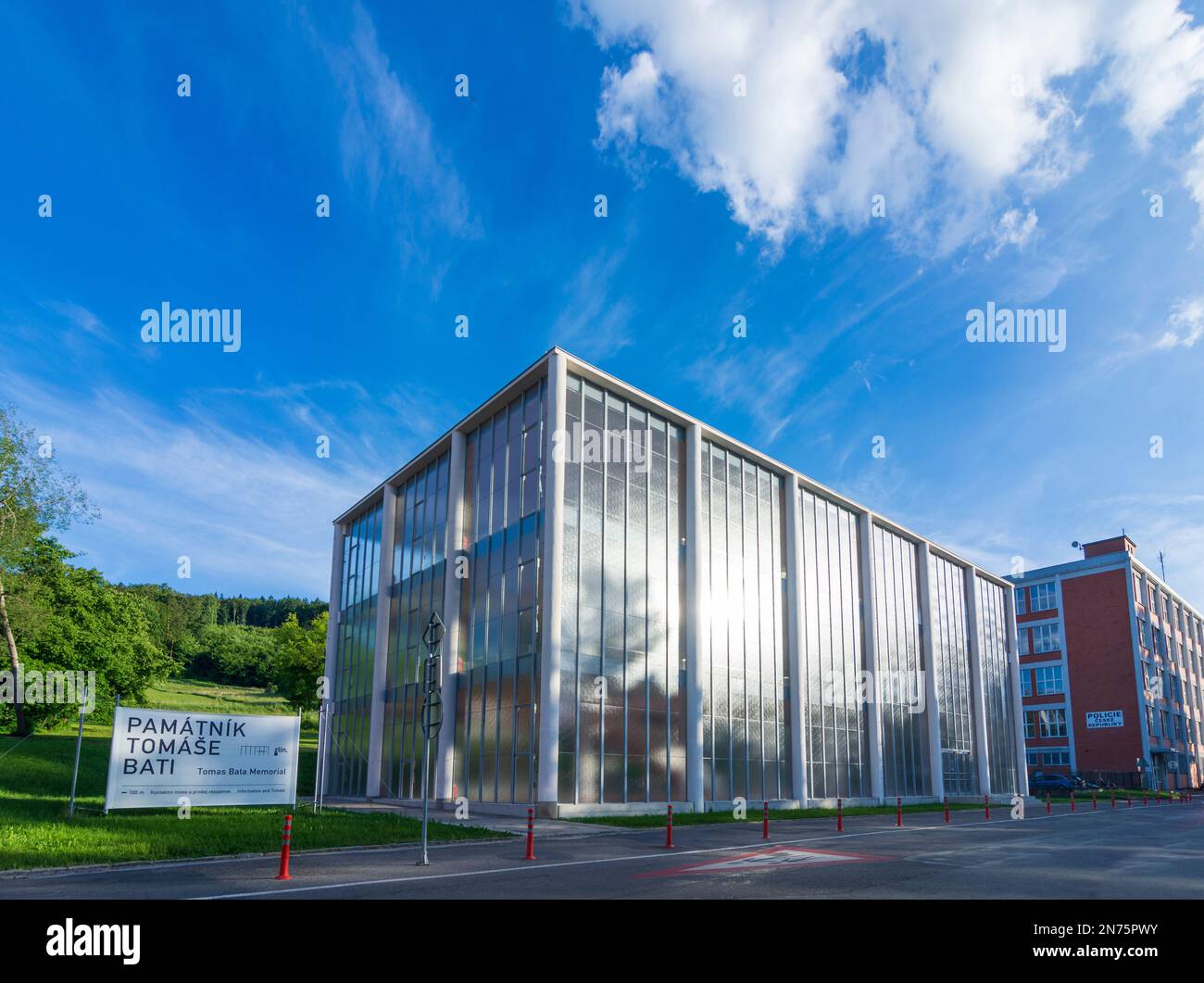 Zlin, Tomas Bata Memorial in Zlinsky, Zlin Region, Zliner Region, Czech ...