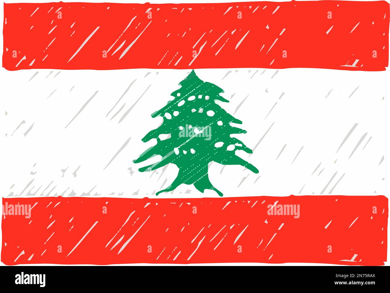 Flag Color Pencil Sketch Illustration Vector Stock Vector Image & Art ...