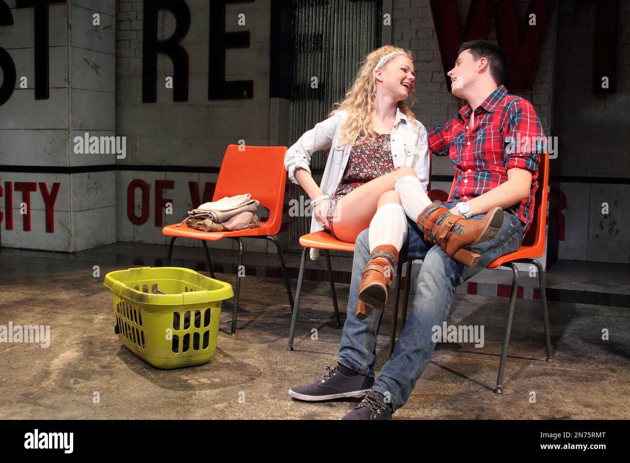 London, UK. Amy Lennox and Thomas Milner at the Stage photocall for ...