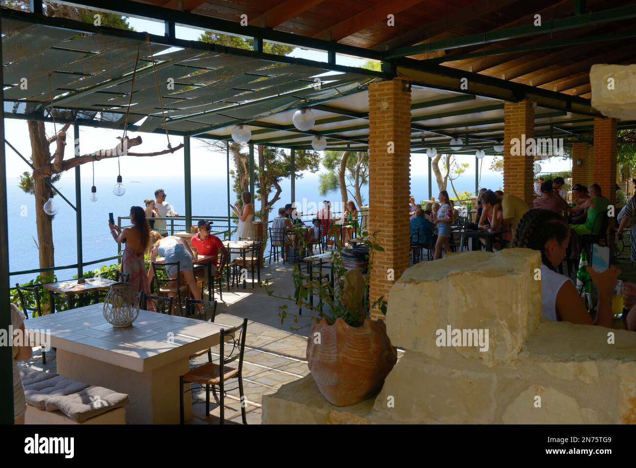 Keri lighthouse restaurant hi-res stock photography and images - Alamy