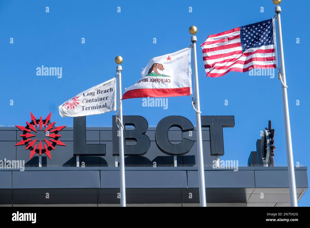 Los Angeles, California, USA. 9th Feb, 2023. The Long Beach Container ...