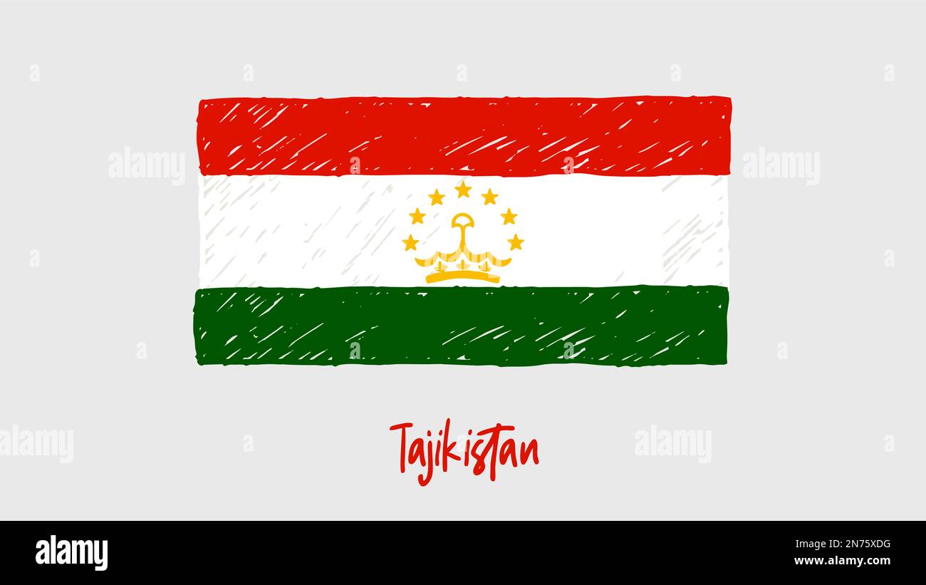 Flag Color Pencil Sketch Illustration Vector Stock Vector Image & Art ...