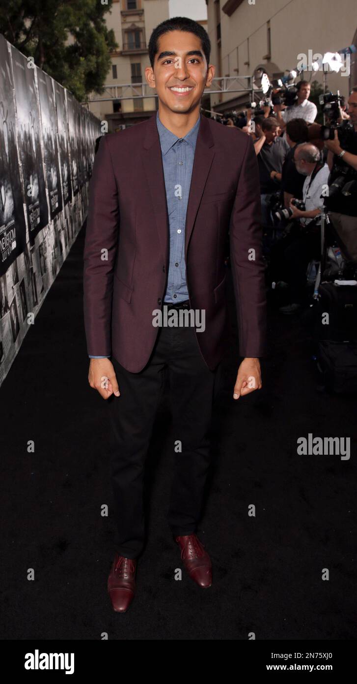 Dev Patel arrives on the red carpet at the season 2 premiere of "The ...