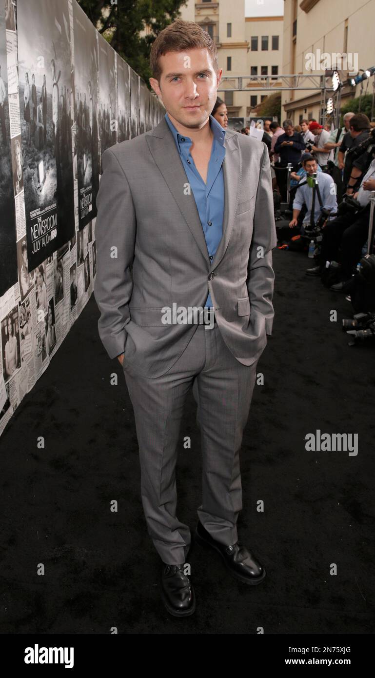 Joel Johnstone arrives on the red carpet at the season 2 premiere of ...