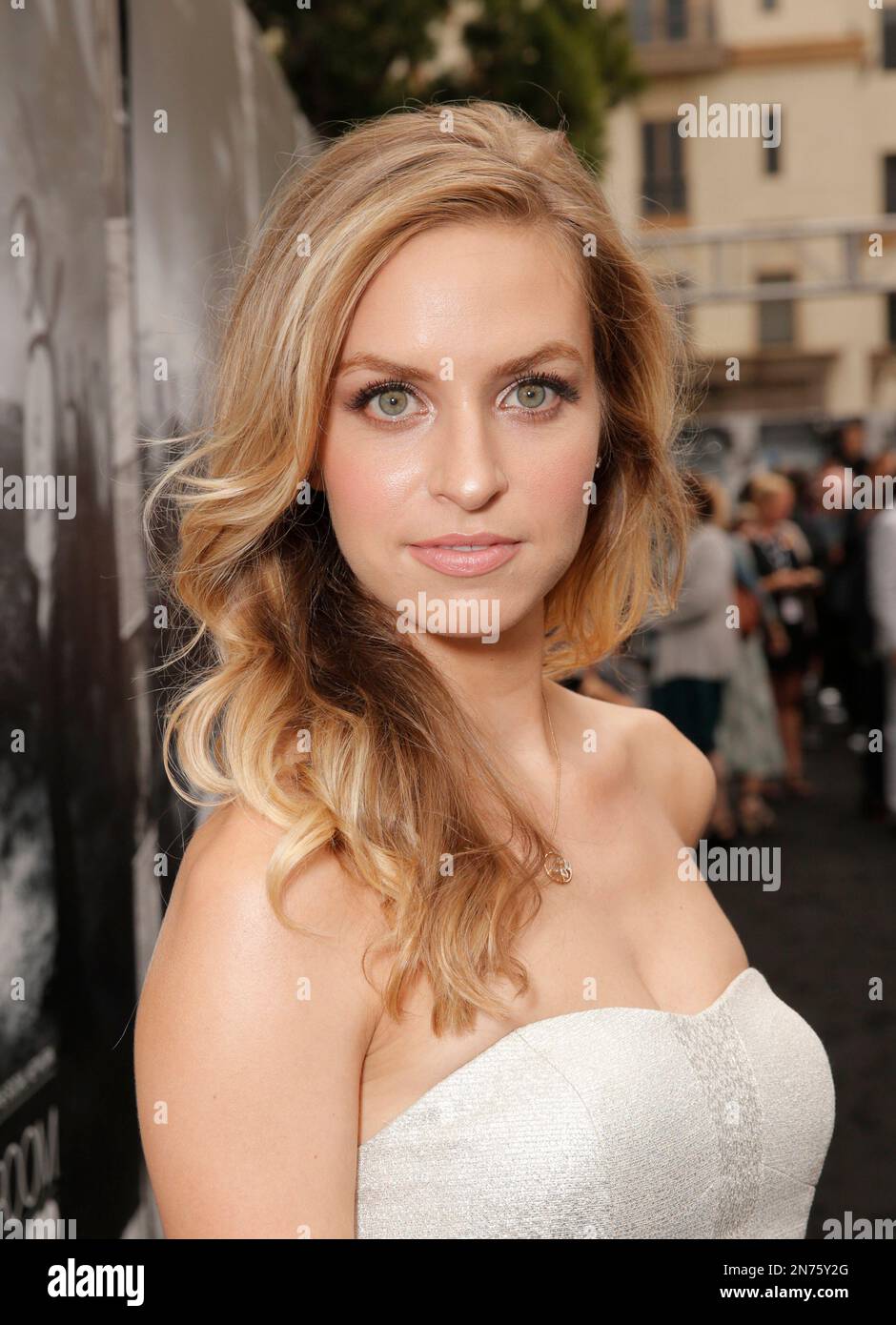 Margaret Judson arrives on the red carpet at the season 2 premiere of ...