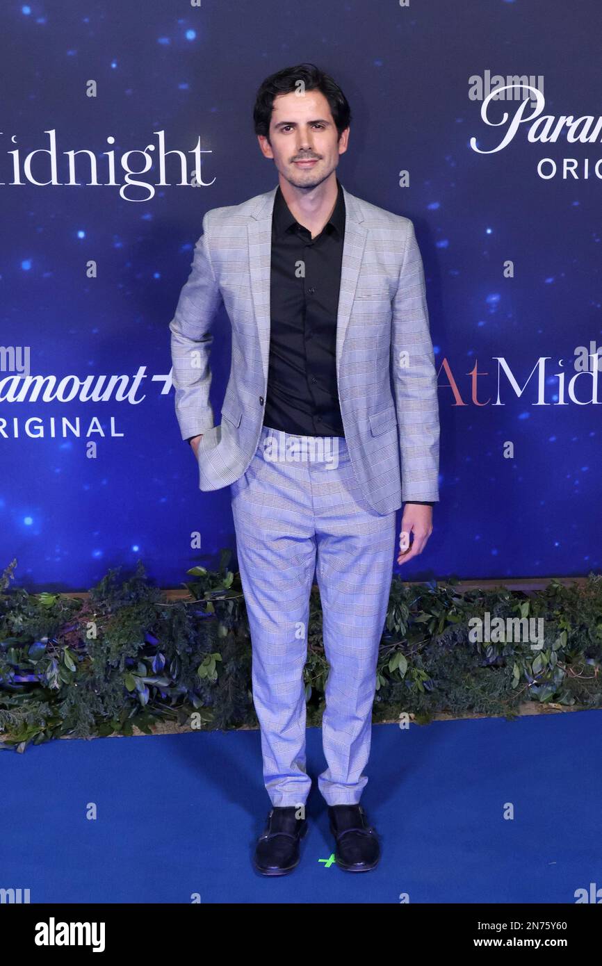 Mexico City, Mexico - February 09. Claudio Roca, during the blue carpet ...