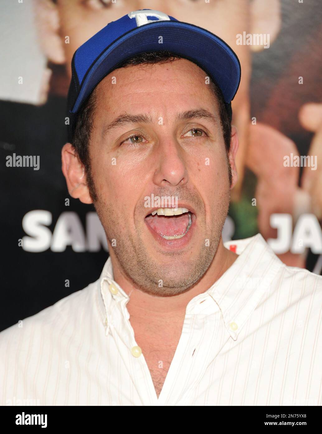 Actor Adam Sandler attends the premiere of "Grown Ups 2" at the AMC ...