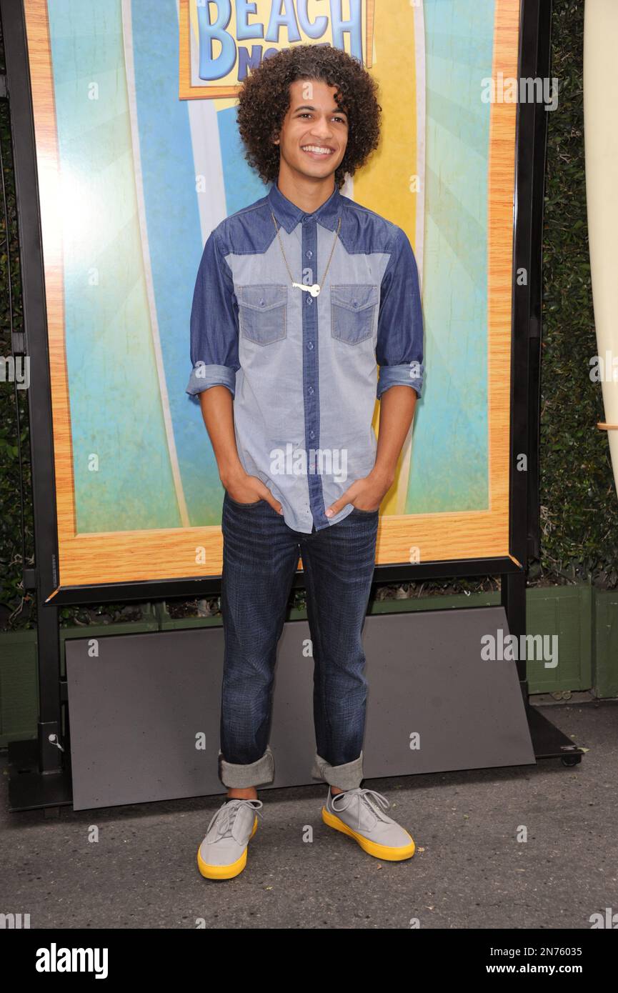 Jordan Fisher attends the "Teen Beach Movie" screening e at event at ...