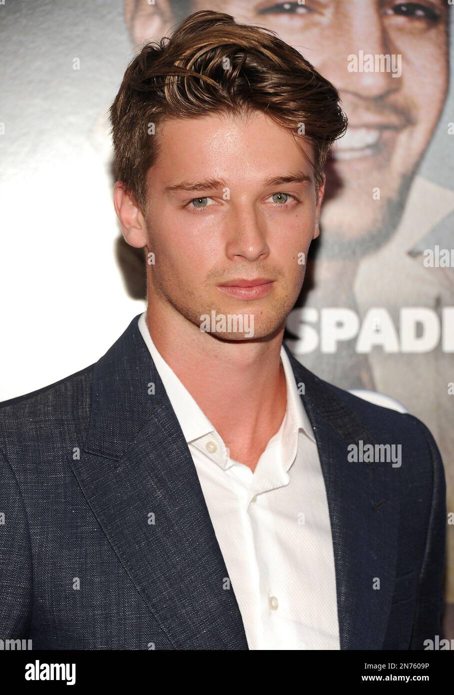 Actor Patrick Schwarzenegger attends the premiere of "Grown Ups 2" at ...