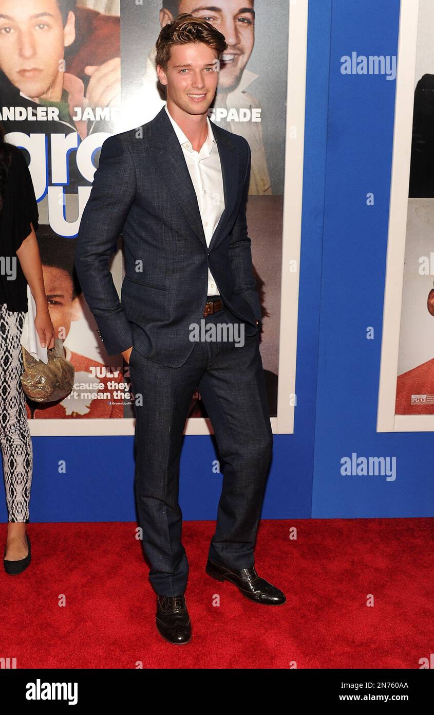 Actor Patrick Schwarzenegger attends the premiere of "Grown Ups 2" at ...