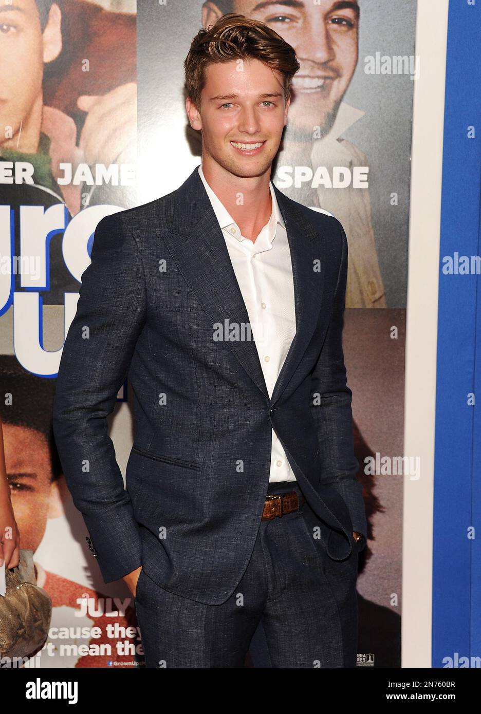 Actor Patrick Schwarzenegger attends the premiere of "Grown Ups 2" at ...