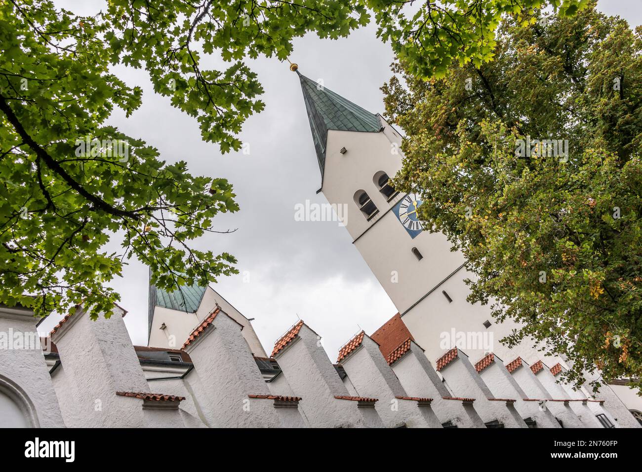 Germany, Bavaria, Freising, Domberg, Cathedral St. Maria and St ...