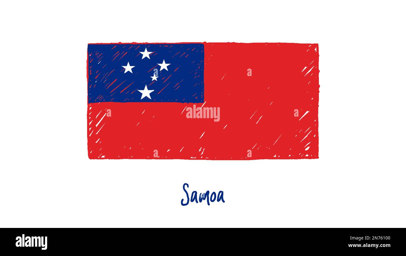 Flag Color Pencil Sketch Illustration Vector Stock Vector Image & Art ...
