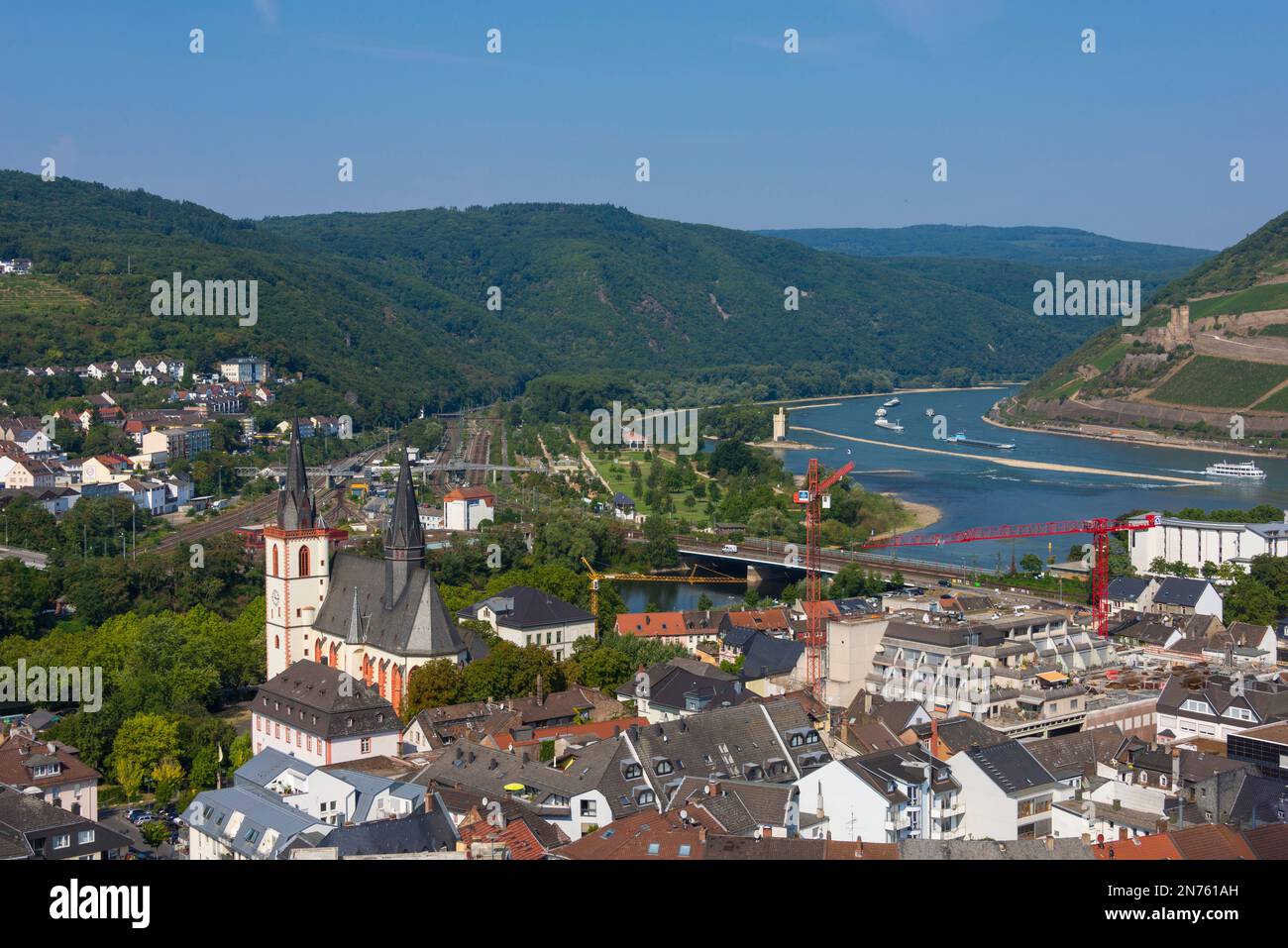 Overview from klopp castle hi-res stock photography and images - Alamy