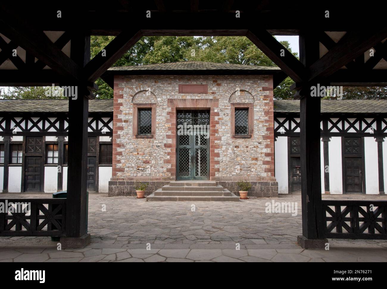 Germany, Hesse, Taunus, Saalburg, Roman fort Stock Photo - Alamy