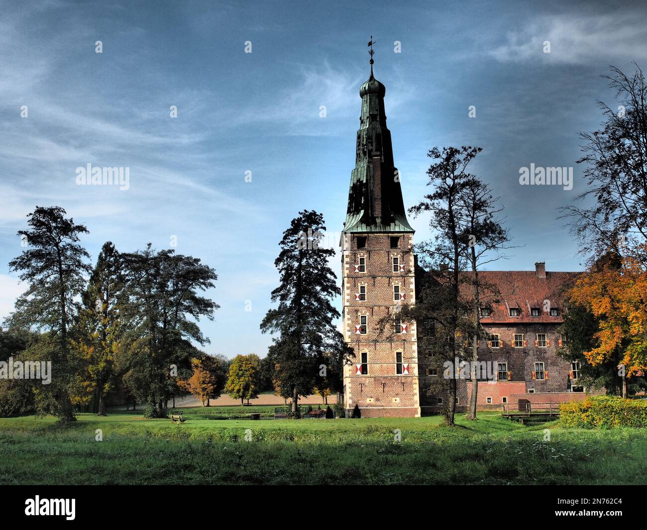 the castle of Raesfeld in germany Stock Photo - Alamy