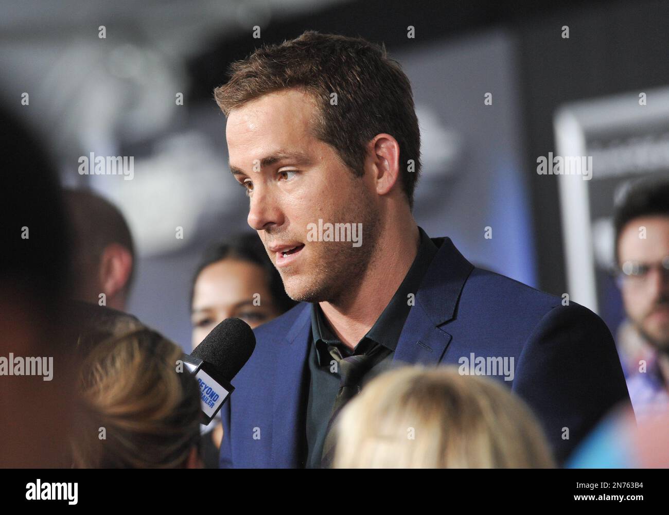 Actor Ryan Reynolds attends the premiere of DreamWorks' "Turbo" at the ...