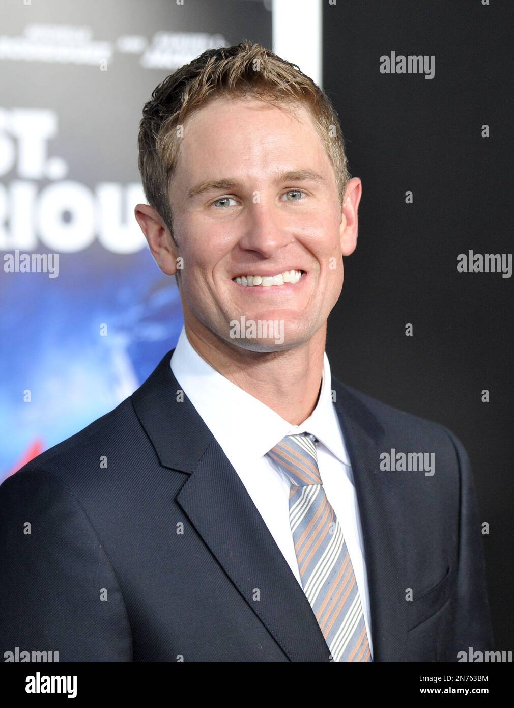 Race car driver Ryan Hunter-Reay attends the premiere of DreamWorks ...