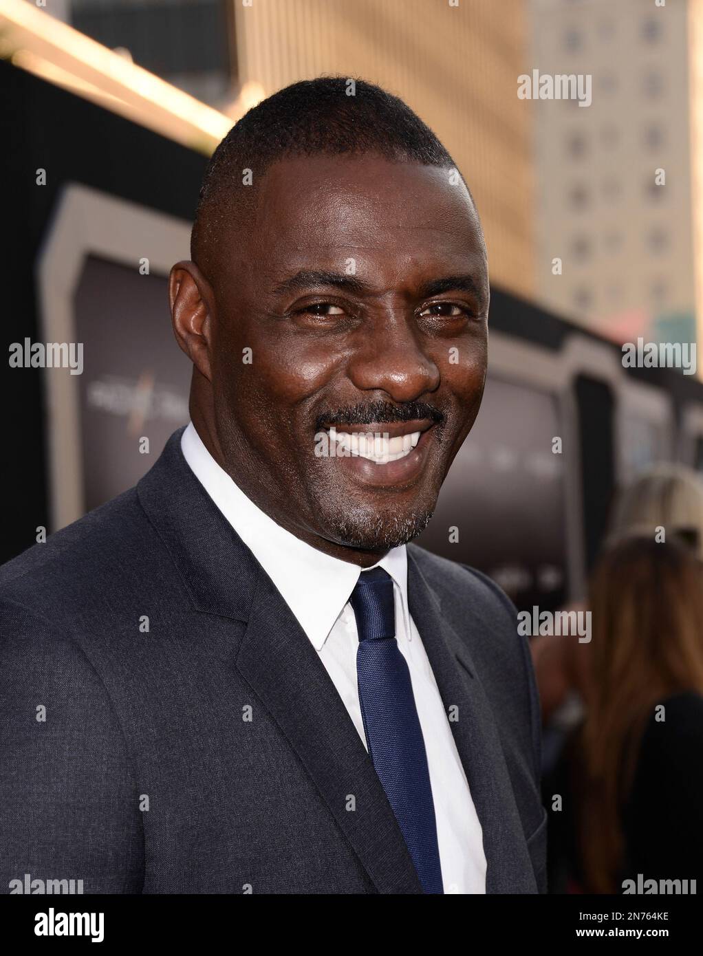 Actor Idris Elba arrives on the red carpet at the LA premiere of ...