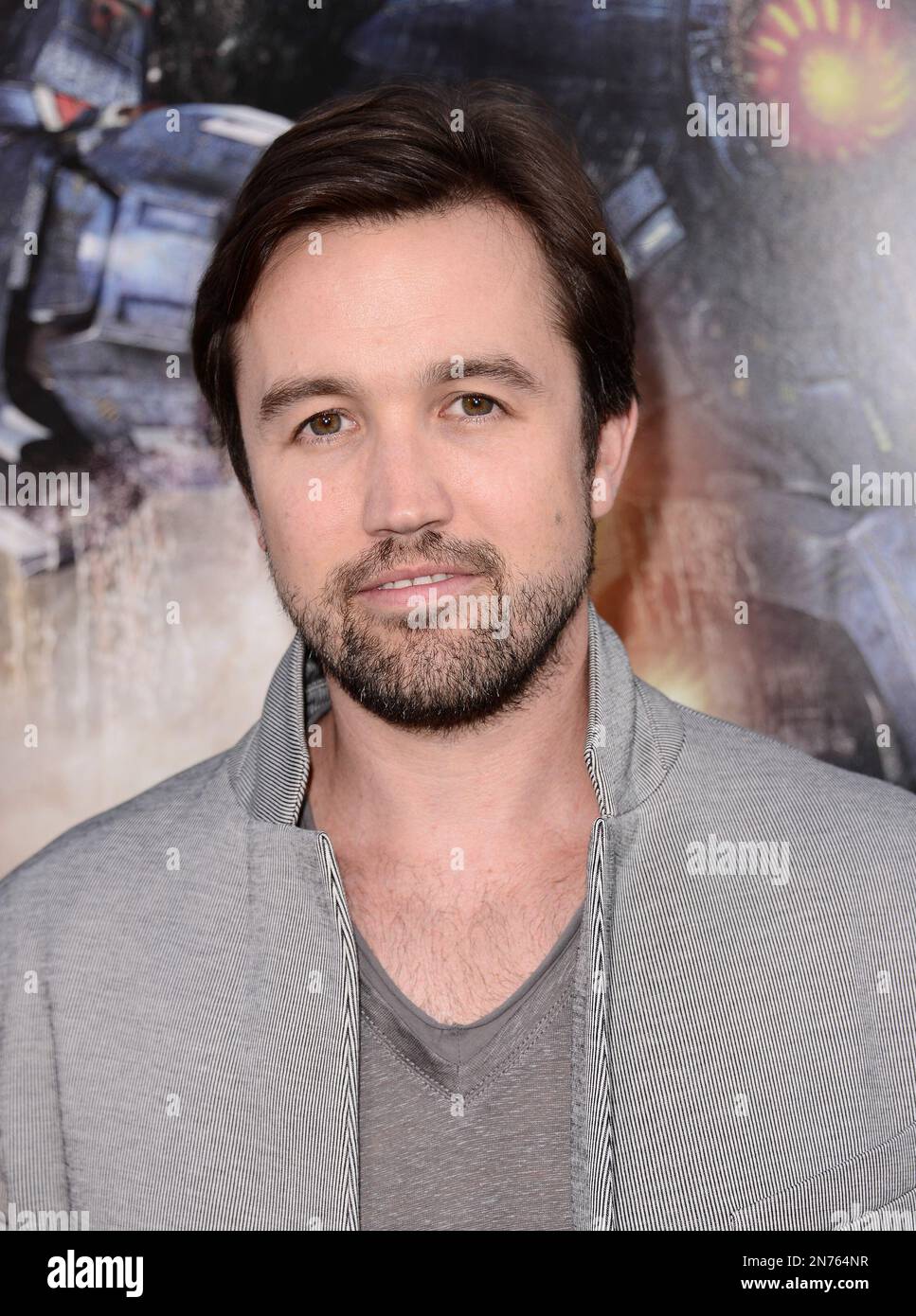 Actor Rob McElhenney arrives on the red carpet at the LA premiere of ...