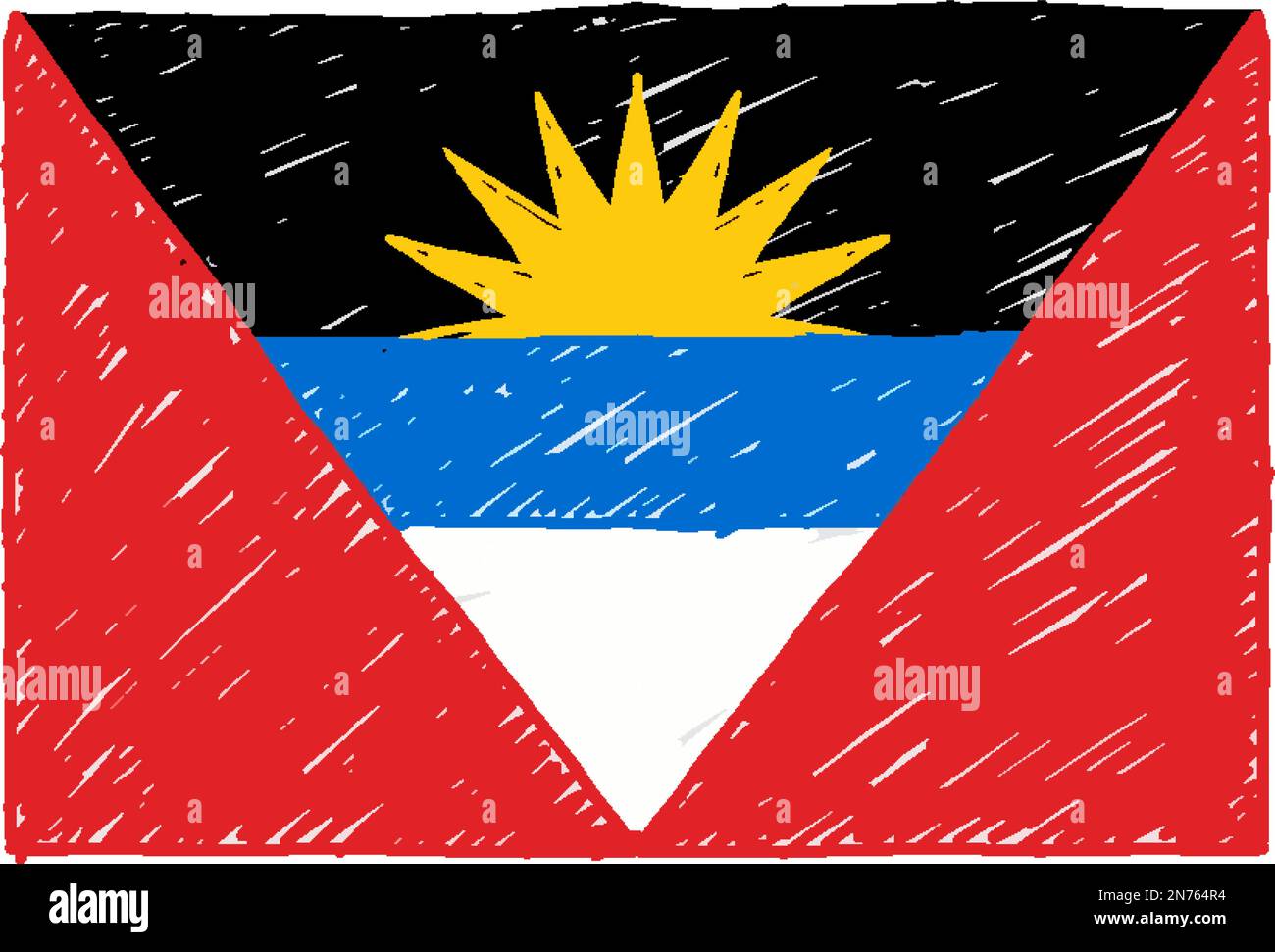 Flag Color Pencil Sketch Illustration Vector Stock Vector Image & Art ...