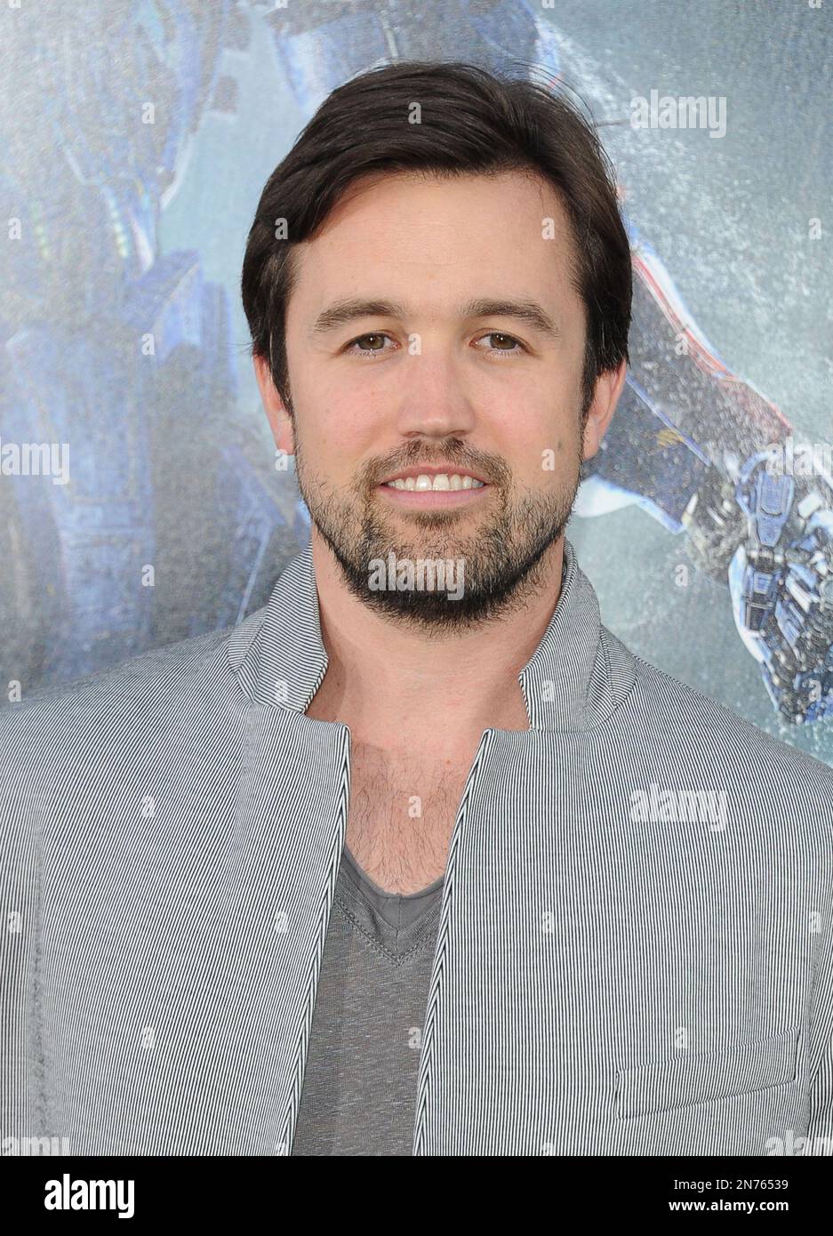 Rob McElhenney arrives at the LA premiere of "Pacific Rim" at the Dolby ...