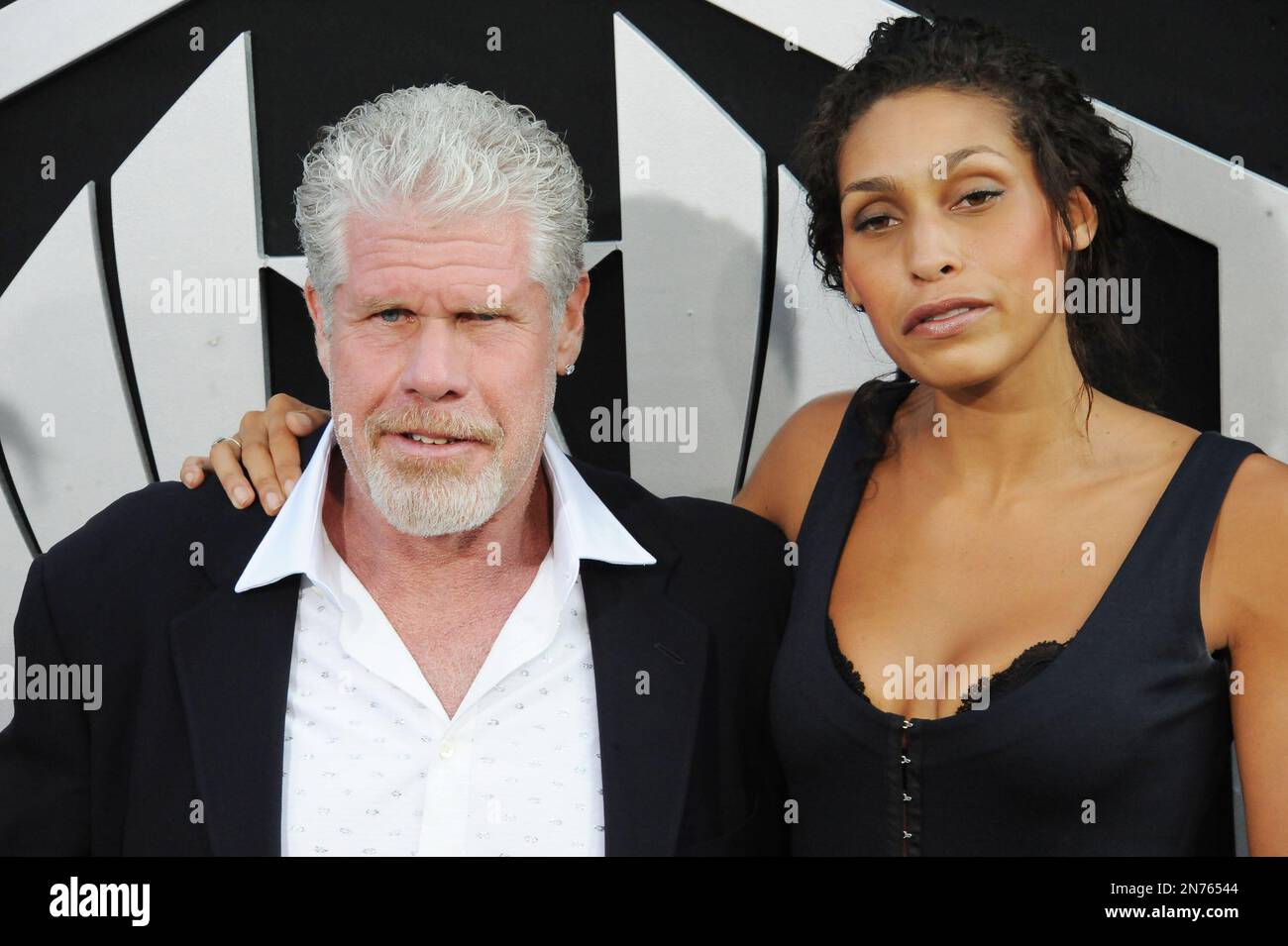 Ron Perlman, at left, and his daughter, Blake Perlman, arrives at the ...