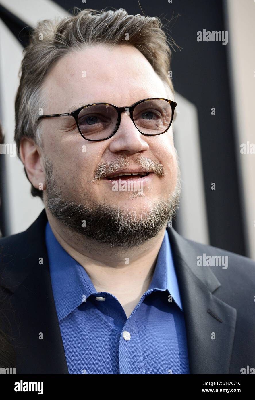 Director Guillermo Del Toro arrives on the red carpet at the LA ...