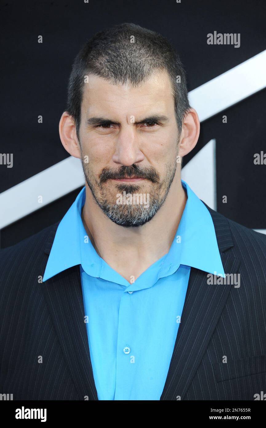 Robert Maillet arrives at the LA premiere of "Pacific Rim" at the Dolby Theater on Tuesday, July ...