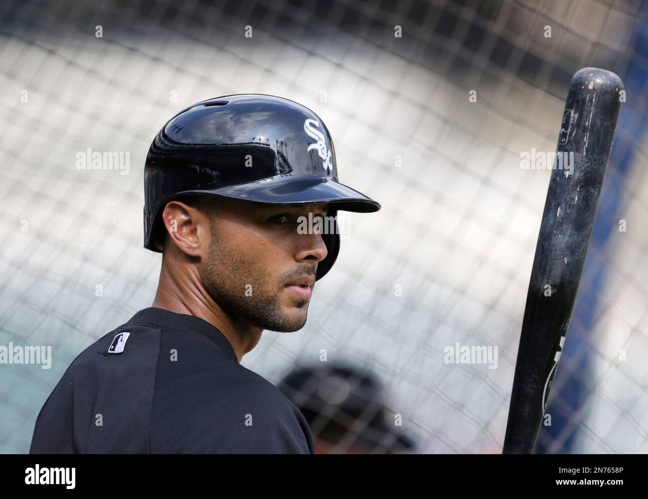 Chicago White Sox right fielder Alex Rios is seen during batting ...