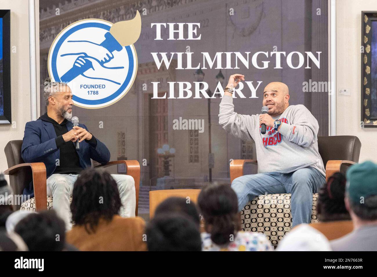 Wilmington, DE, USA. 9th Feb, 2023. Former NBA player MAHMOUD ABDUL ...