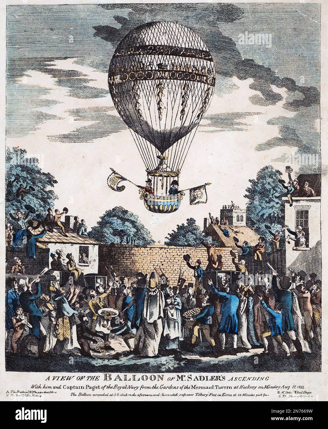 First balloon flight hi-res stock photography and images - Alamy