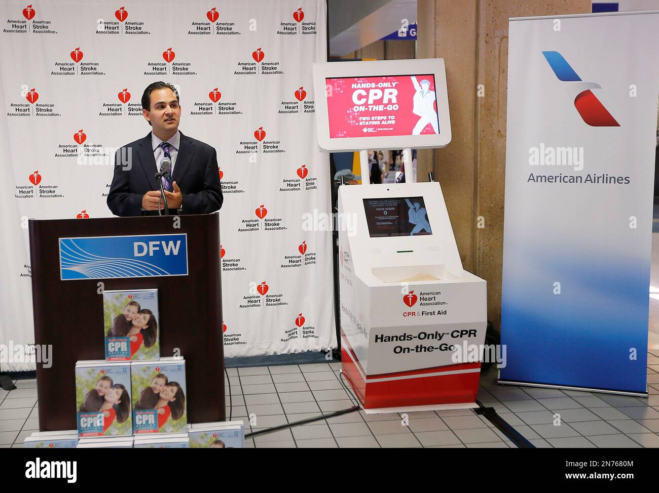 Survivor Corey Blow speaks about the importance of learning CPR during ...