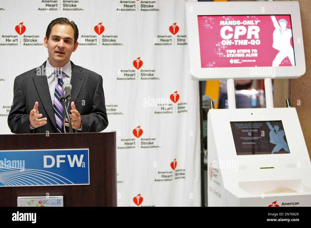 Survivor Corey Blow speaks about the importance of learning CPR during ...