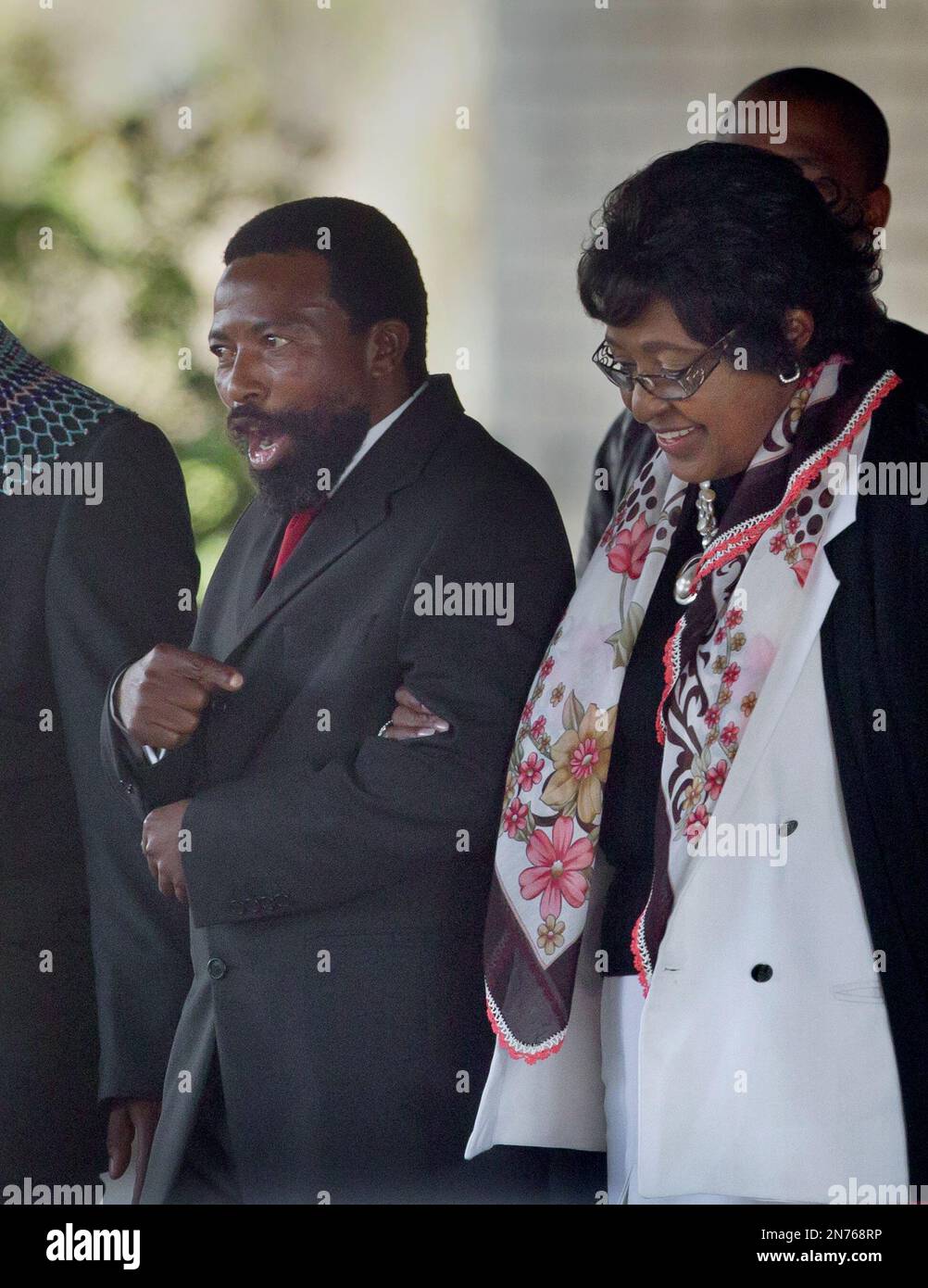 King Buyelekhaya Zwelibanzi Dalindyebo, left, the Xhosa king who rules ...