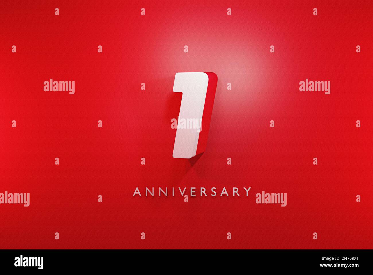 Anniversary celebration numbers pastel background 3d render Stock Photo ...